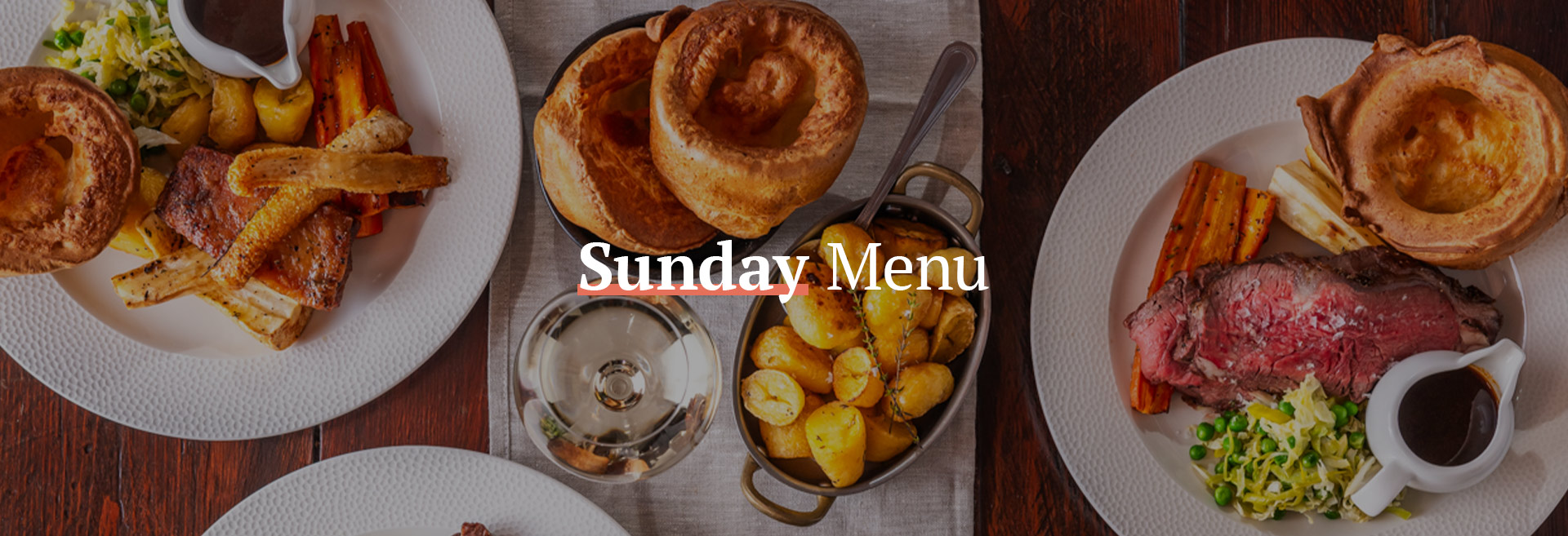 Sunday Roast Dinner in London at The White Hart Waterloo