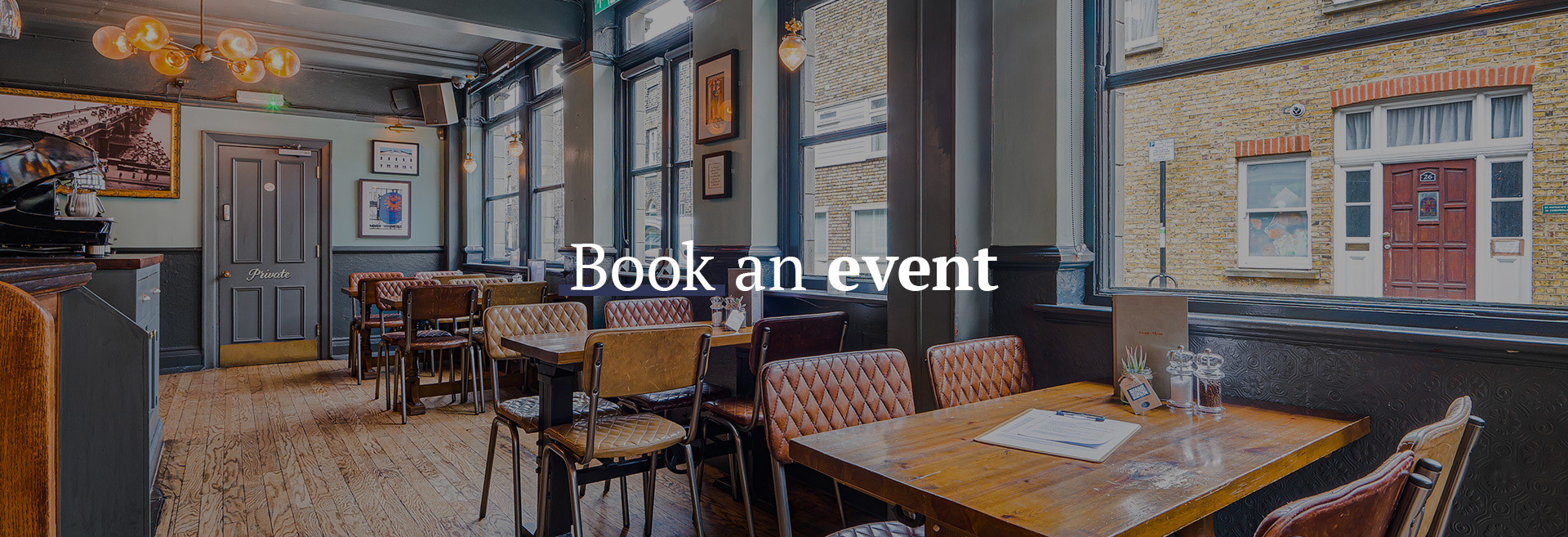 Event Booking for Groups at The White Hart Waterloo London
